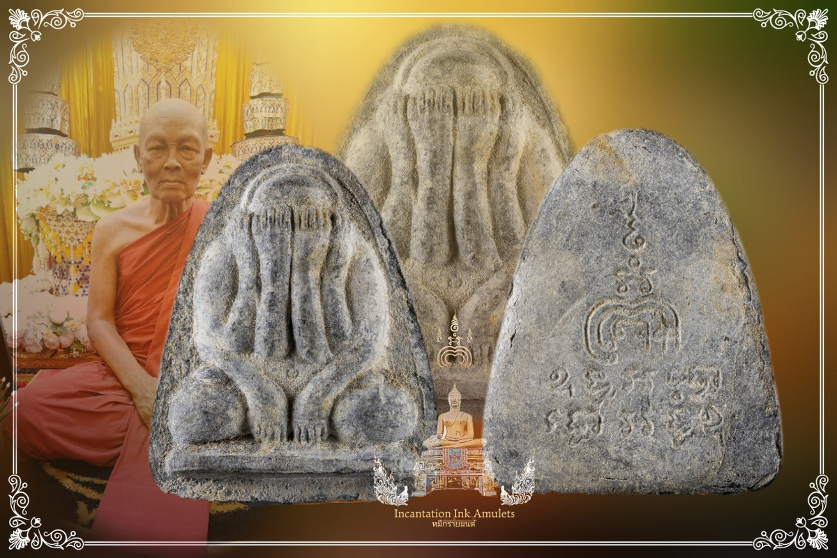 Phra Pidta Hok Suk (Straight Arms) BE 2514 – Incantation-Ink-Amulets