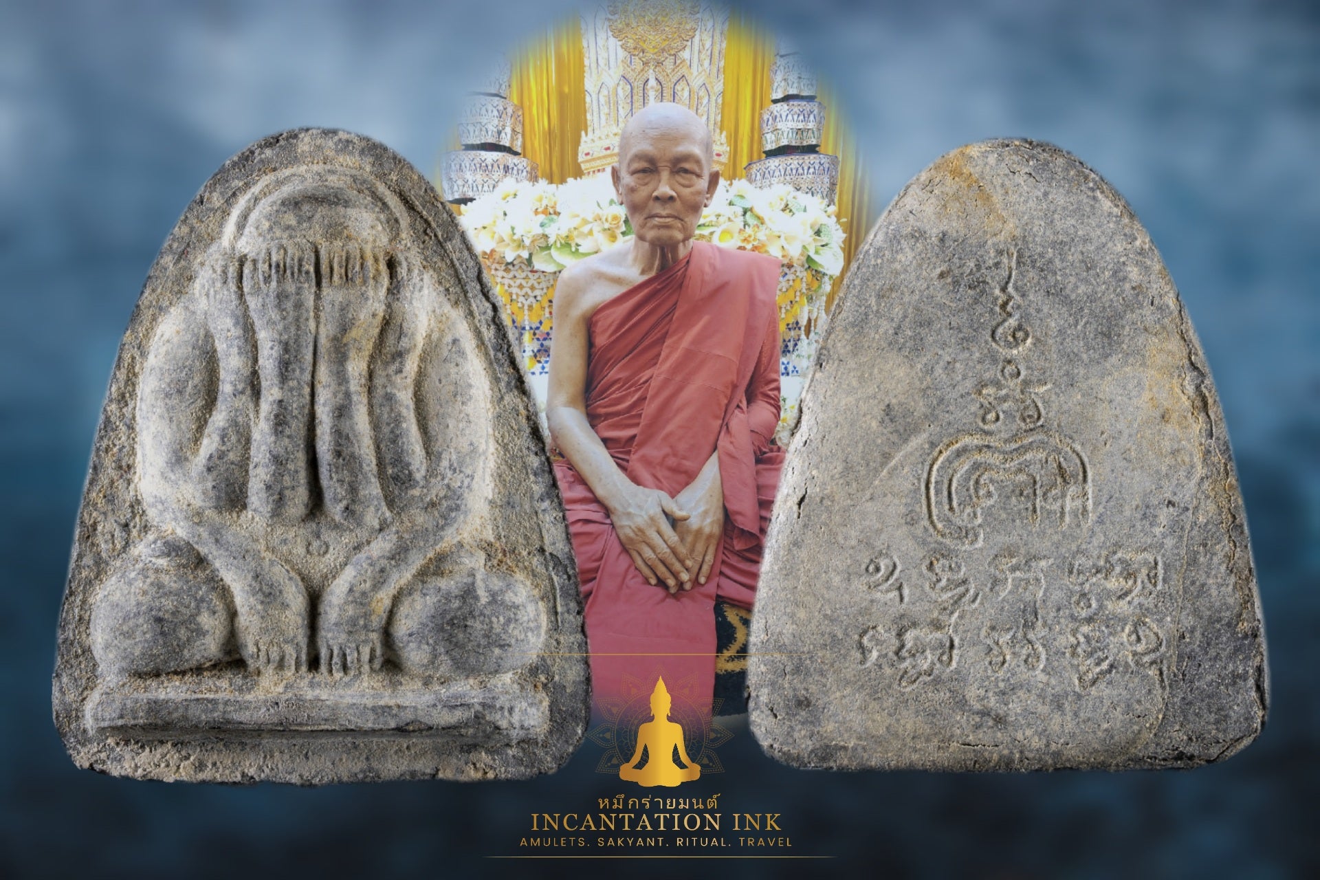 Phra Pidta Hok Suk (Straight Arms) BE 2514 – Incantation-Ink-Amulets